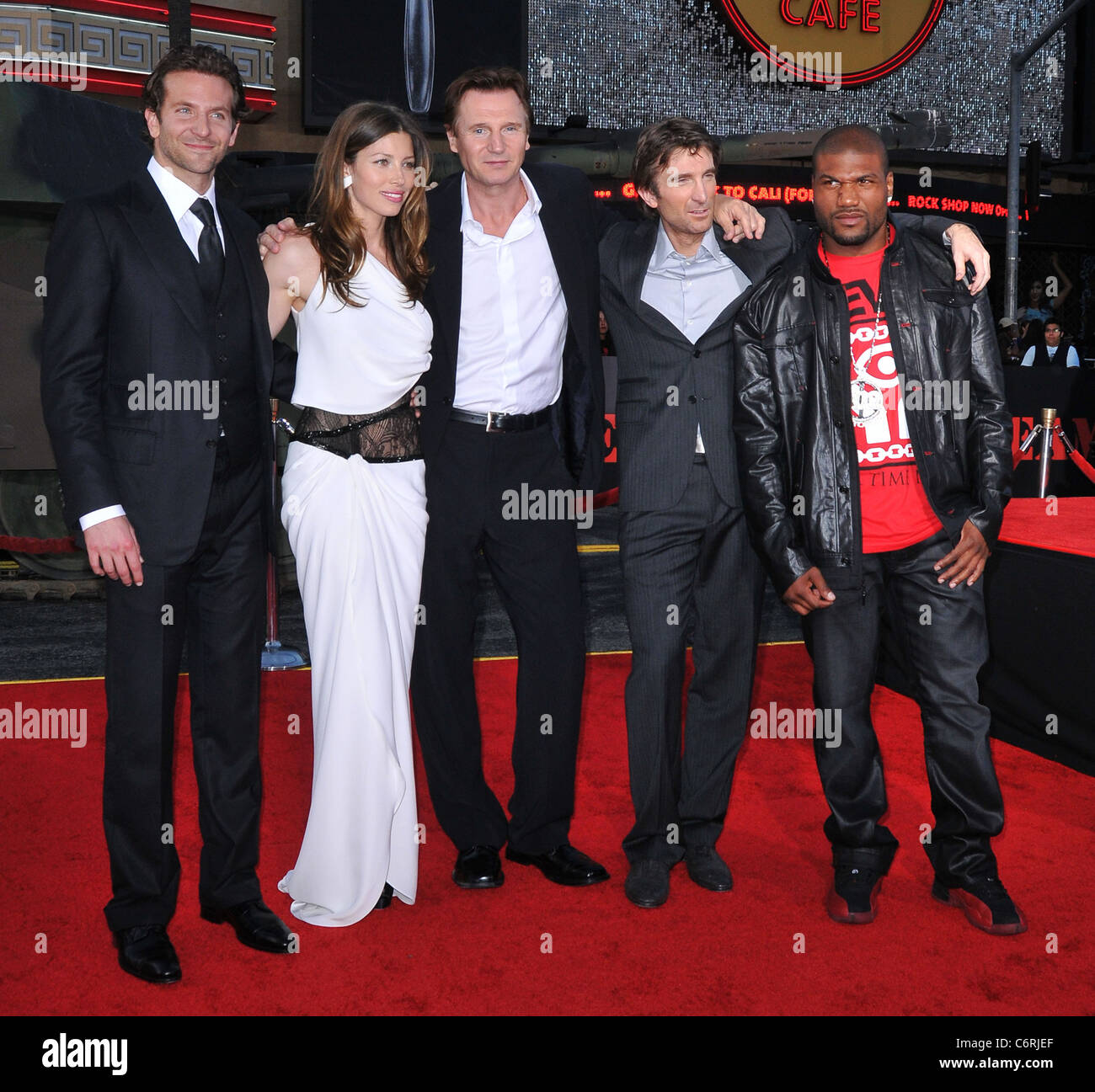 Bradley Cooper, Jessica Biel, Liam Neeson, Sharlto Copley and Quinton ...