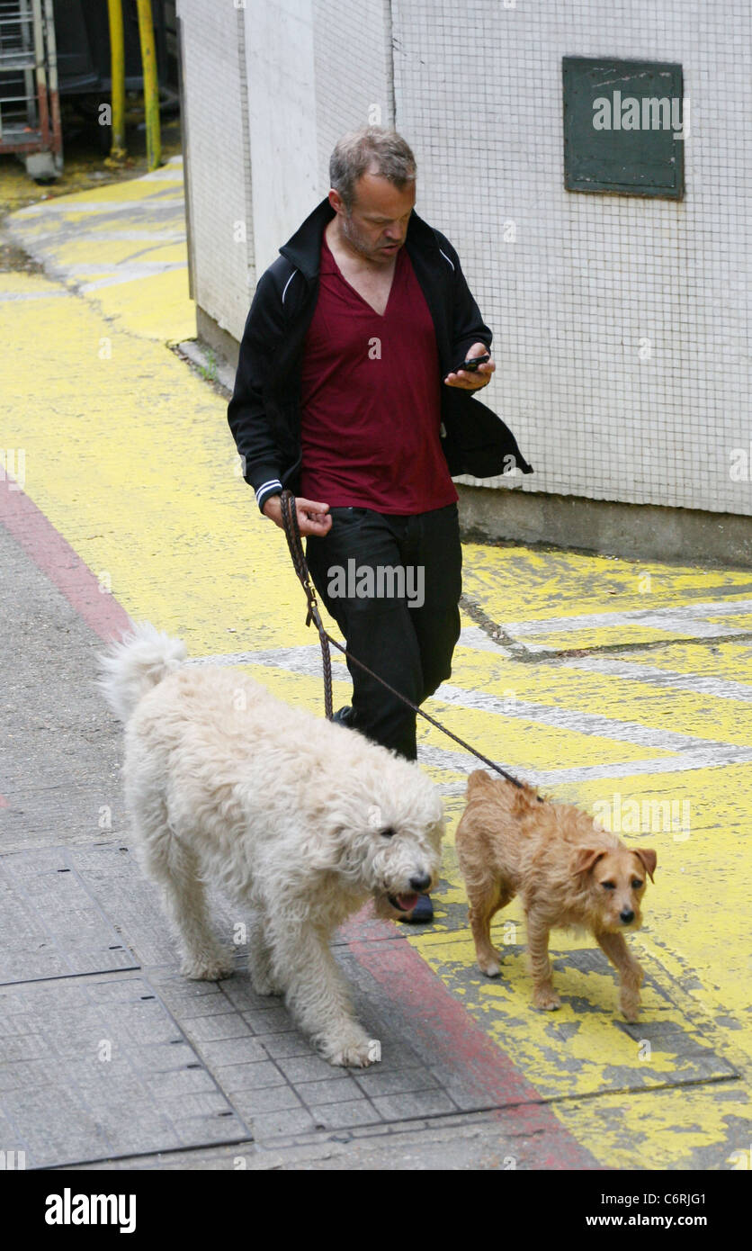 Graham Norton with his Dogs Celebrities outside the ITV television ...