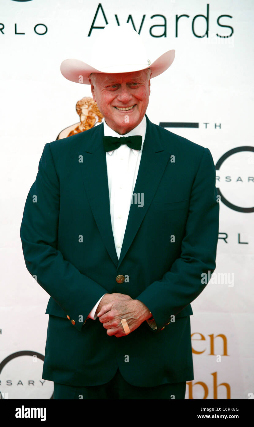 Larry Hagman, at the Closing Ceremony of the 2010 Monte Carlo ...