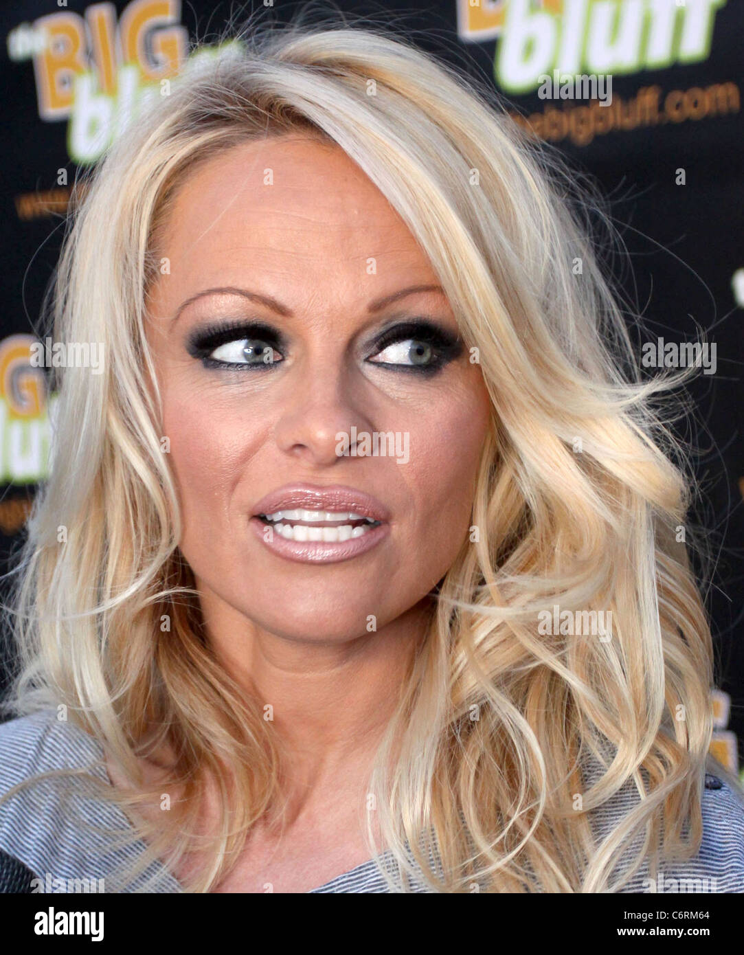 Pamela Anderson The Big Bluff Online Triva Game Launch hosted by Perez ...