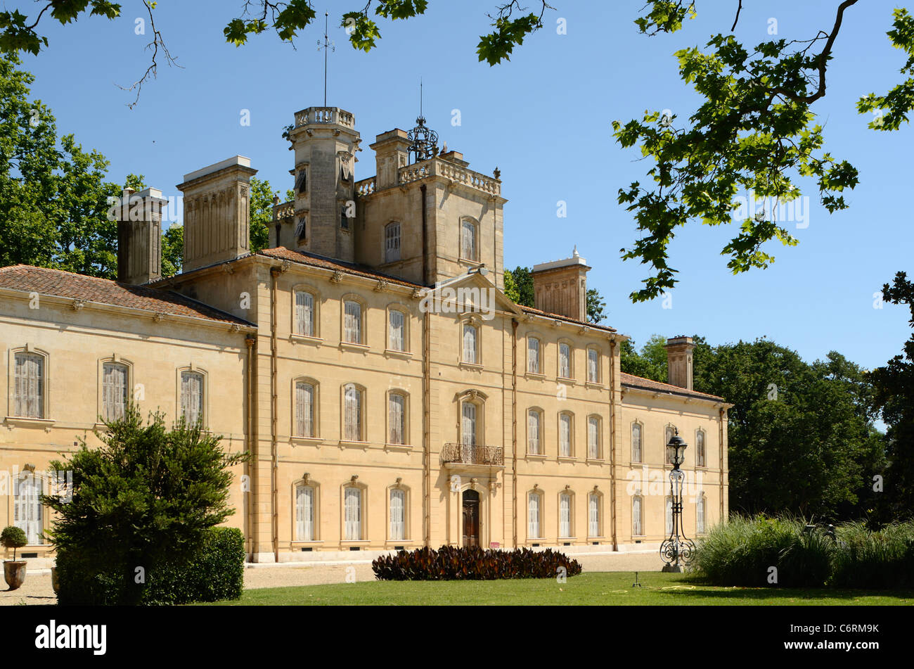 Château d'Avignon, between Arles and Les Saintes-Maries-de-la-Mer ...