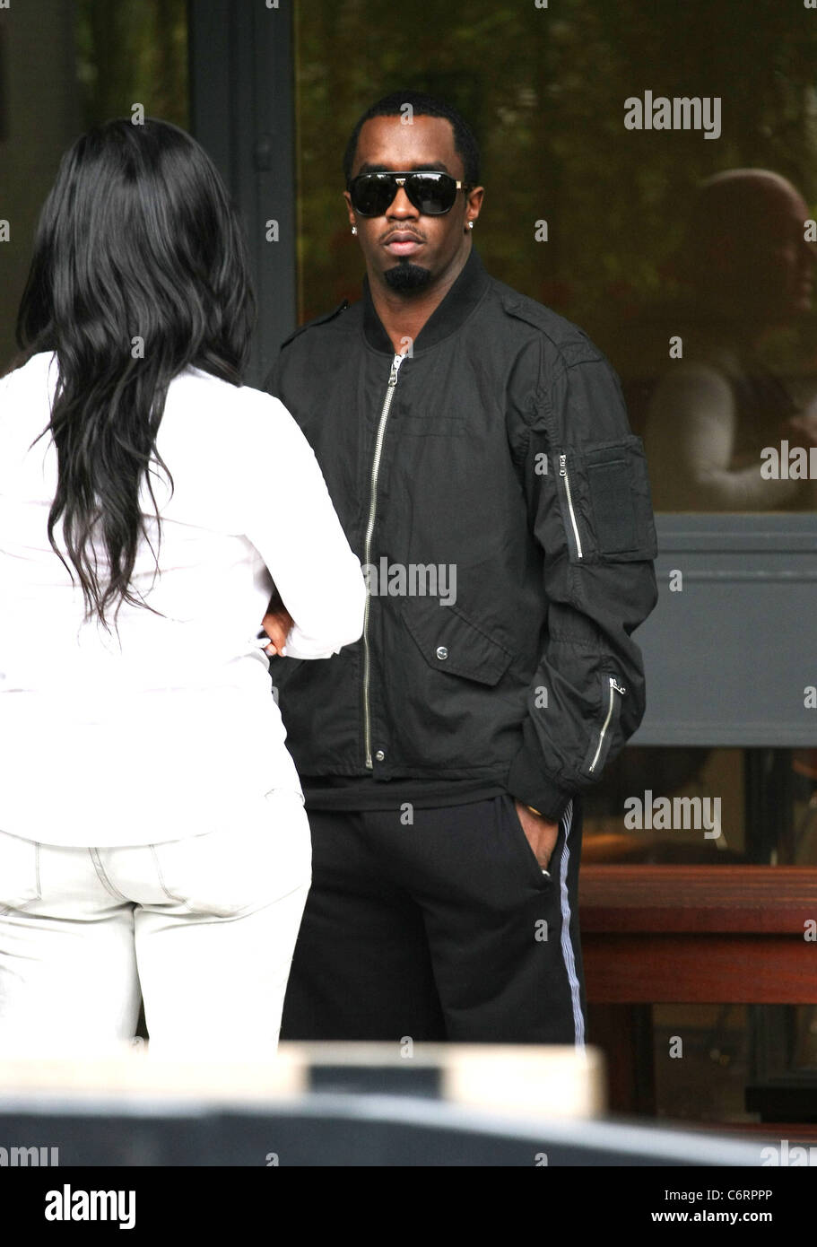 Diddy, aka Sean Combs, outside the ITV studios London, England - 11.06. ...