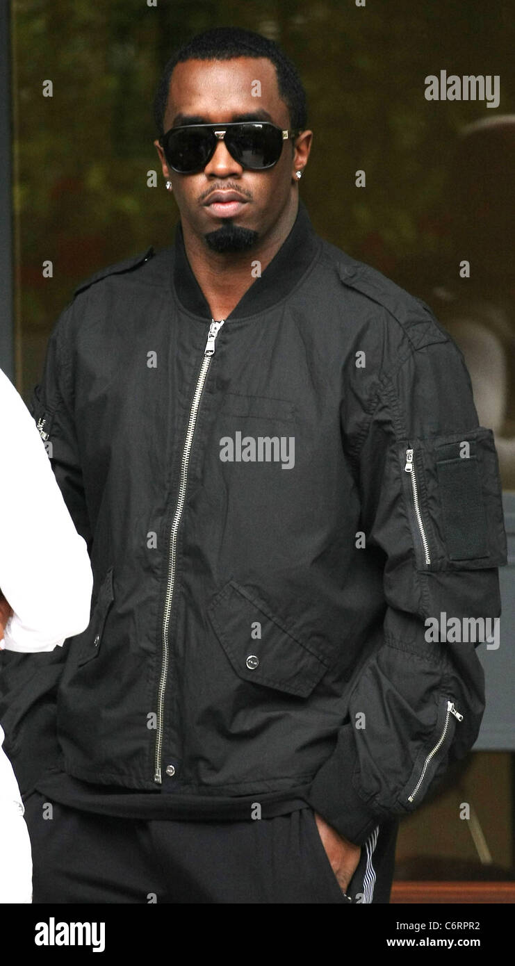 Diddy, aka Sean Combs, outside the ITV studios London, England - 11.06. ...