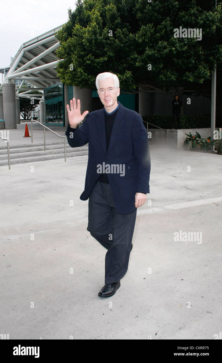 Gray Davis Celebrities arriving at The Staples Center to watch the ...