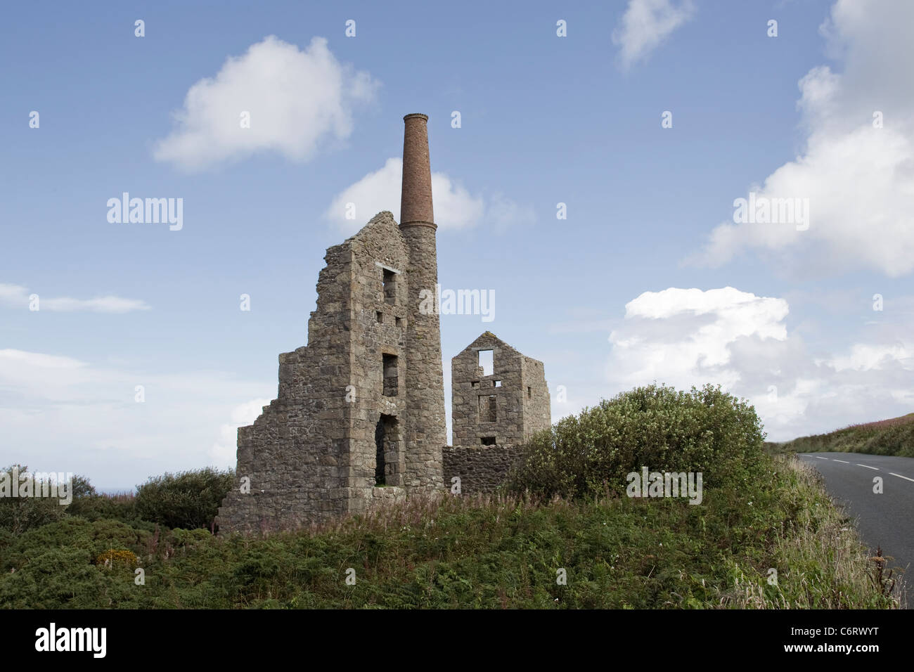Abandoned cornish tin mine engine hi-res stock photography and images ...