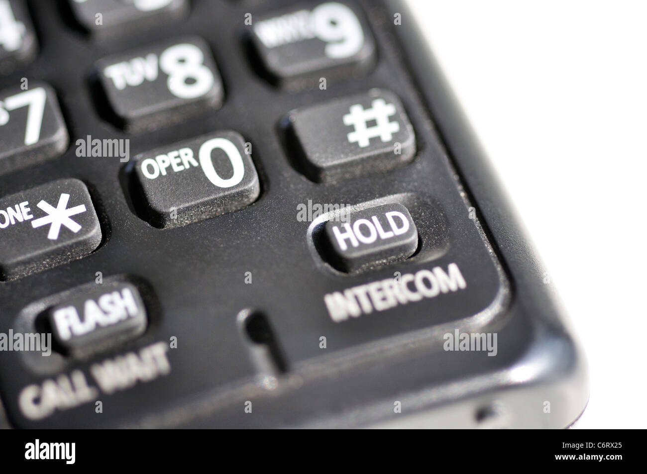 Phone keys close-up Stock Photo - Alamy
