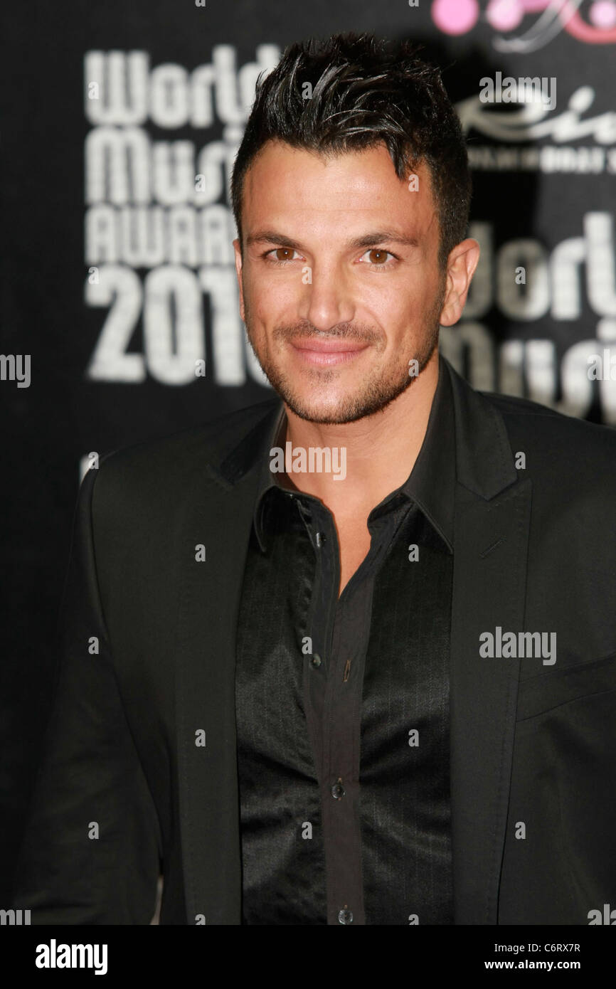Peter Andre 2010 World Music Awards at the Sporting Club - Arrivals ...