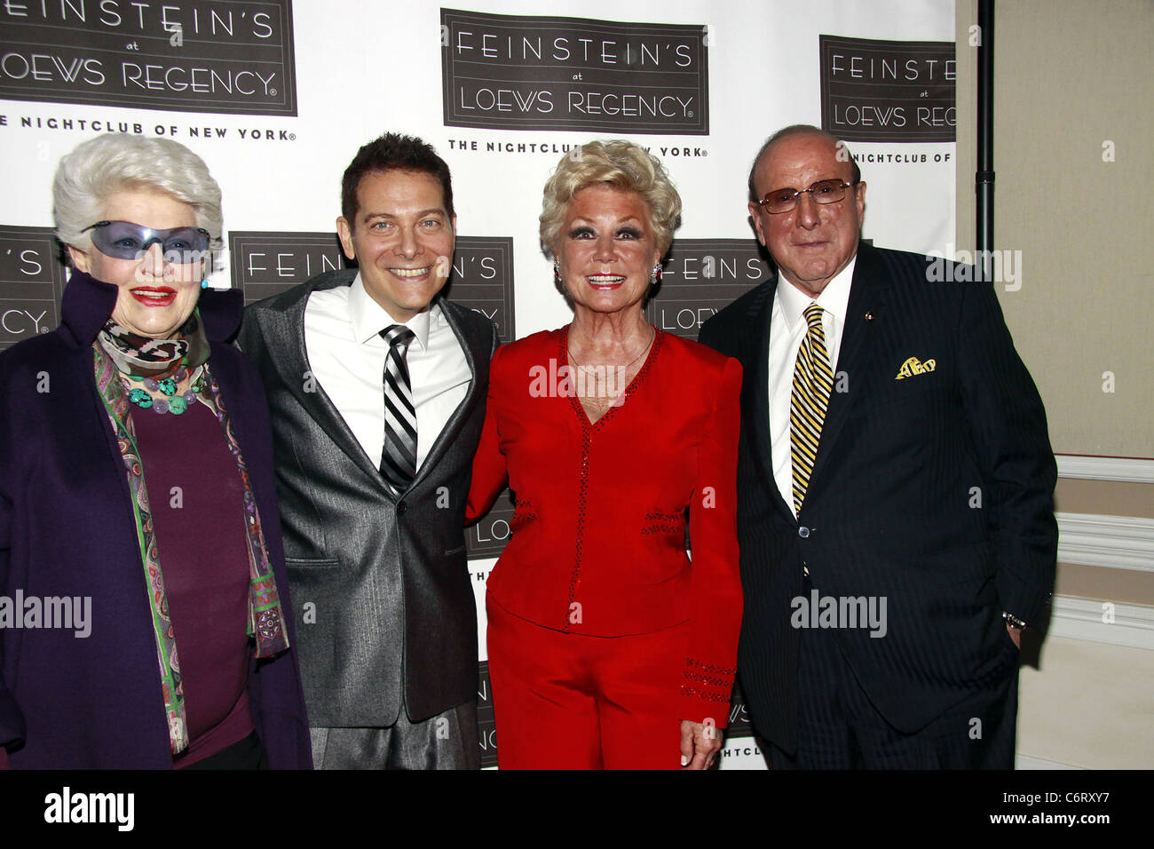Marti Stevens, Michael Feinstein, Mitzi Gaynor, and Clive Davis The ...
