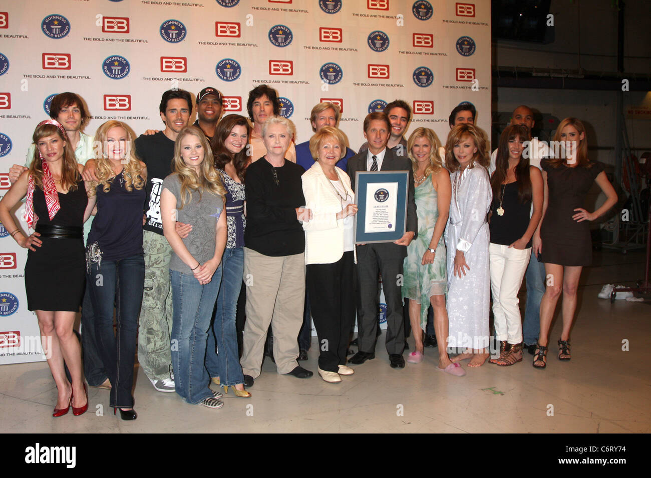 Bold & The Beautiful Cast Guinness World Records presents "The Bold and ...