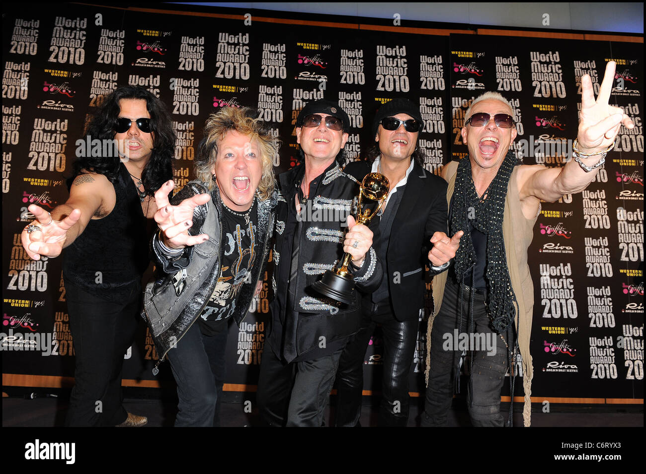Scorpions 2010 World Music Awards at the Sporting Club - Press Room Monte Carlo, Monaco - 18.05. ...