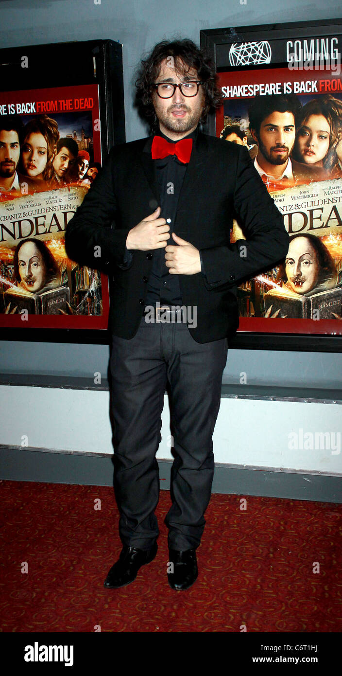 Sean Lennon The premiere of the new movie 'Rosencrantz And Guildenstern ...