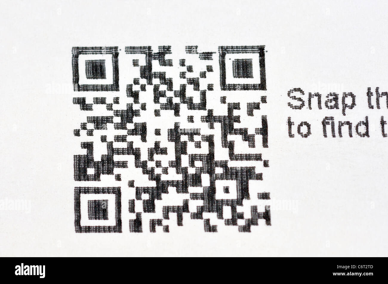 QR Quick Response code Stock Photo - Alamy