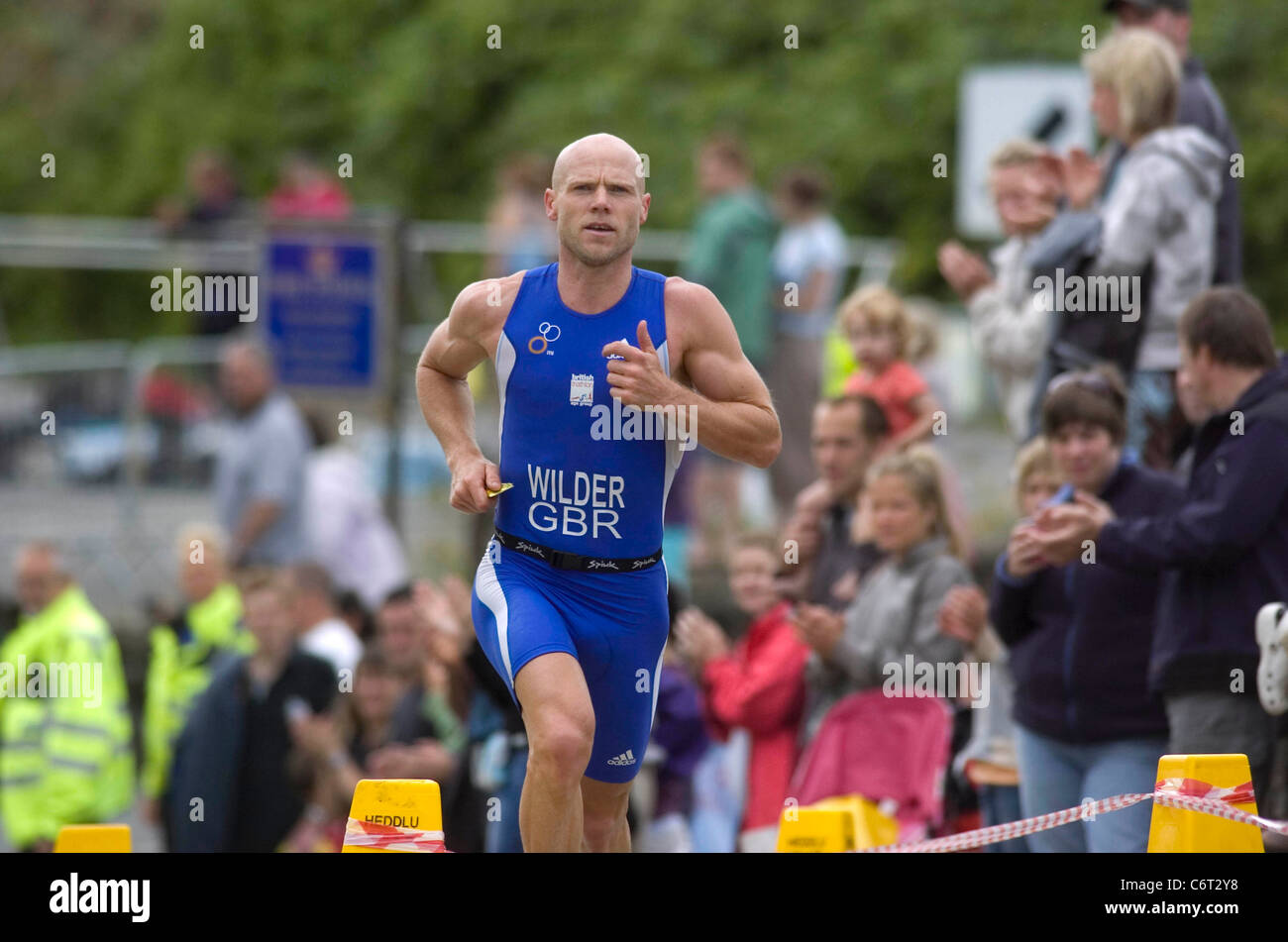 The Pembrokeshire Coast Triathlon at Broad Haven in South West Wales ...