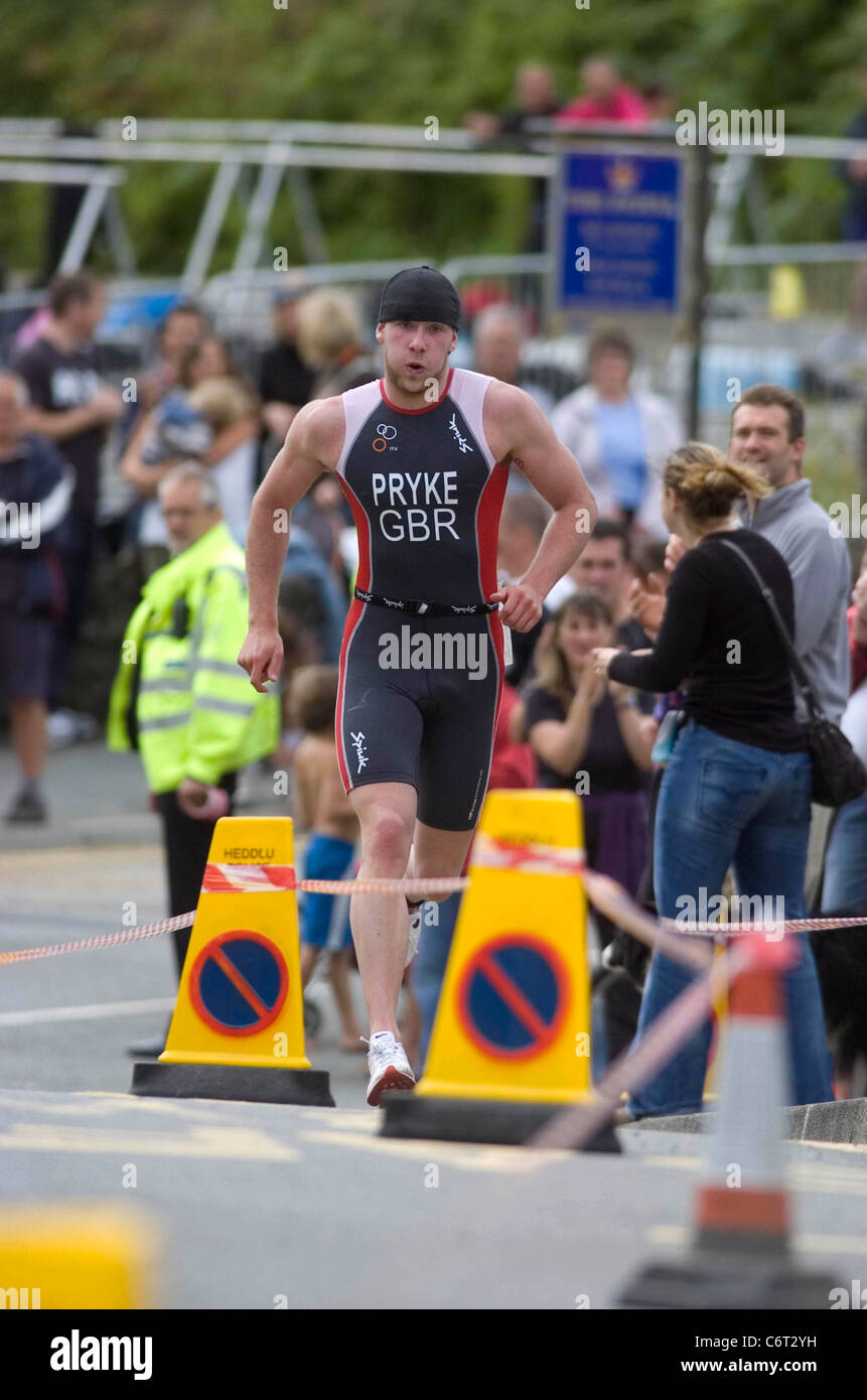 The Pembrokeshire Coast Triathlon at Broad Haven in South West Wales ...