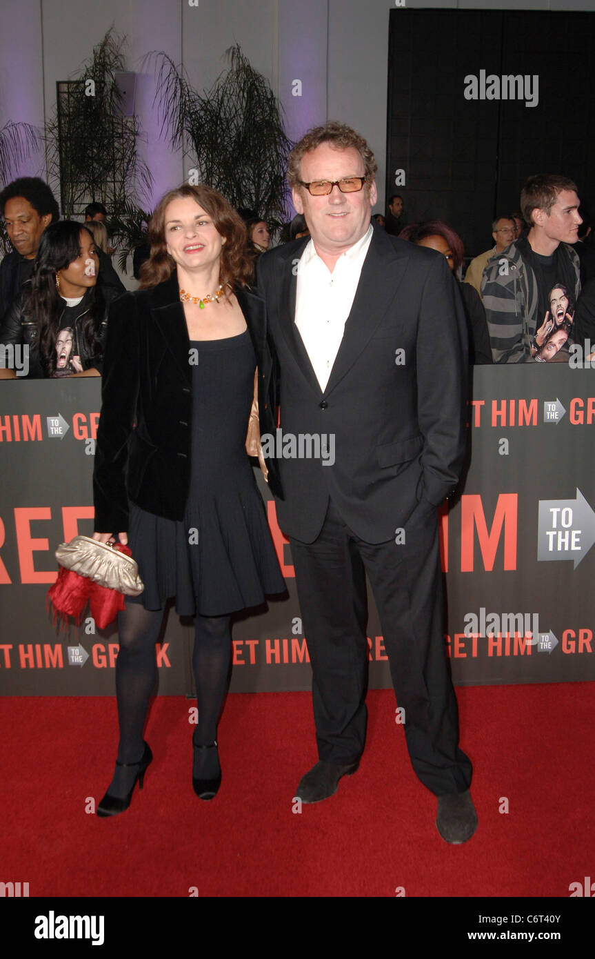 Colm Meaney and wife Los Angeles Premiere of 'Get Him To The Greek ...