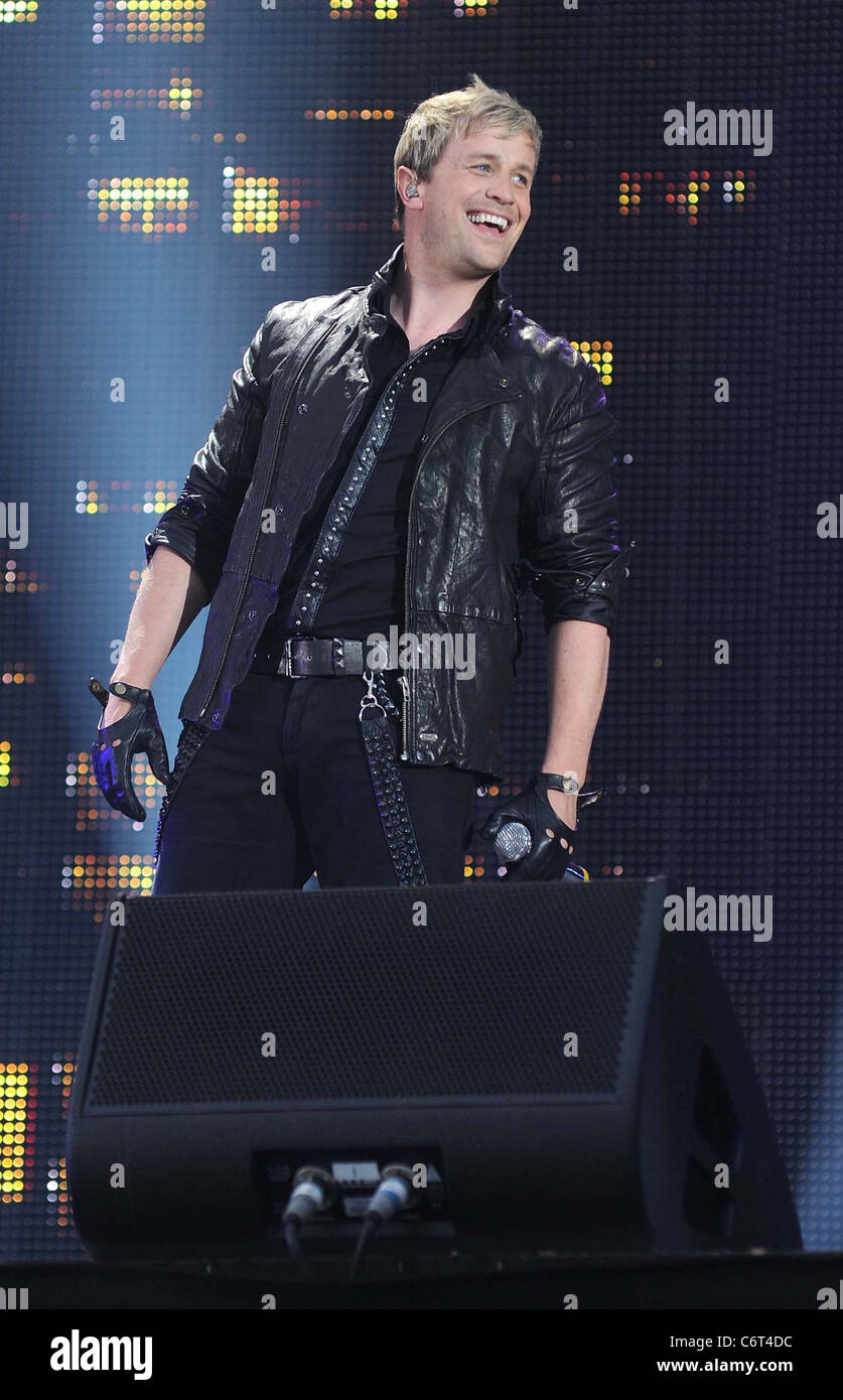 Kian Egan of Westlife perform live at Croke Park Dublin, Ireland - 05. ...