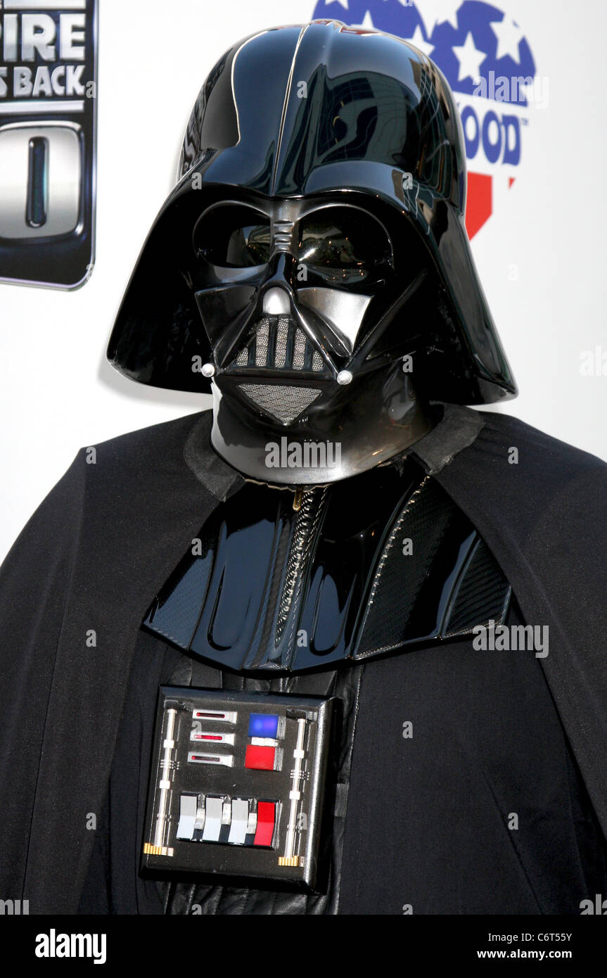 Darth Vadar arrive at "The Empire Strikes Back" 30th Anniversary ...