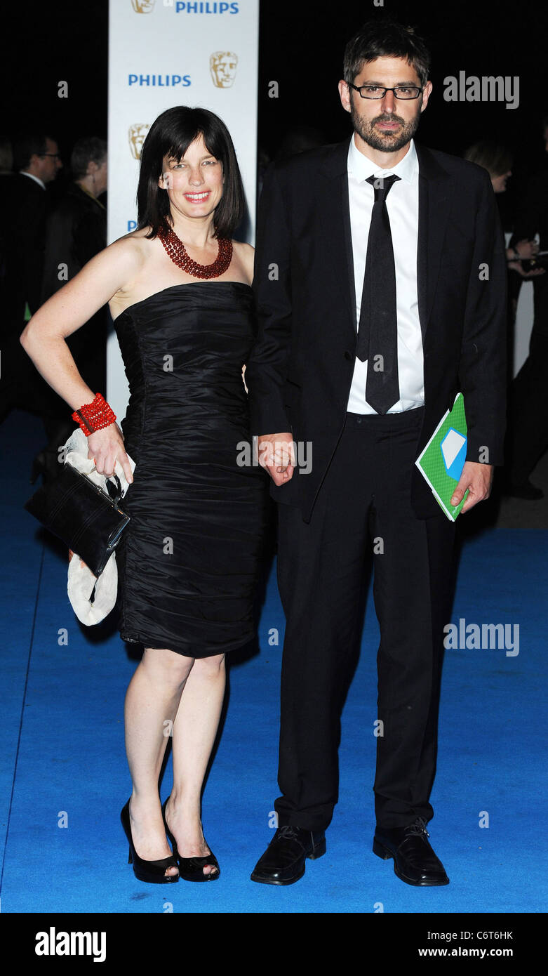 Louis Theroux and his partner Nancy Philips British Academy Television ...