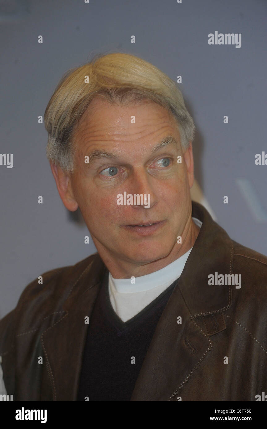 Mark Harmon at a photocall promoting the television show 'Navy NCIS ...