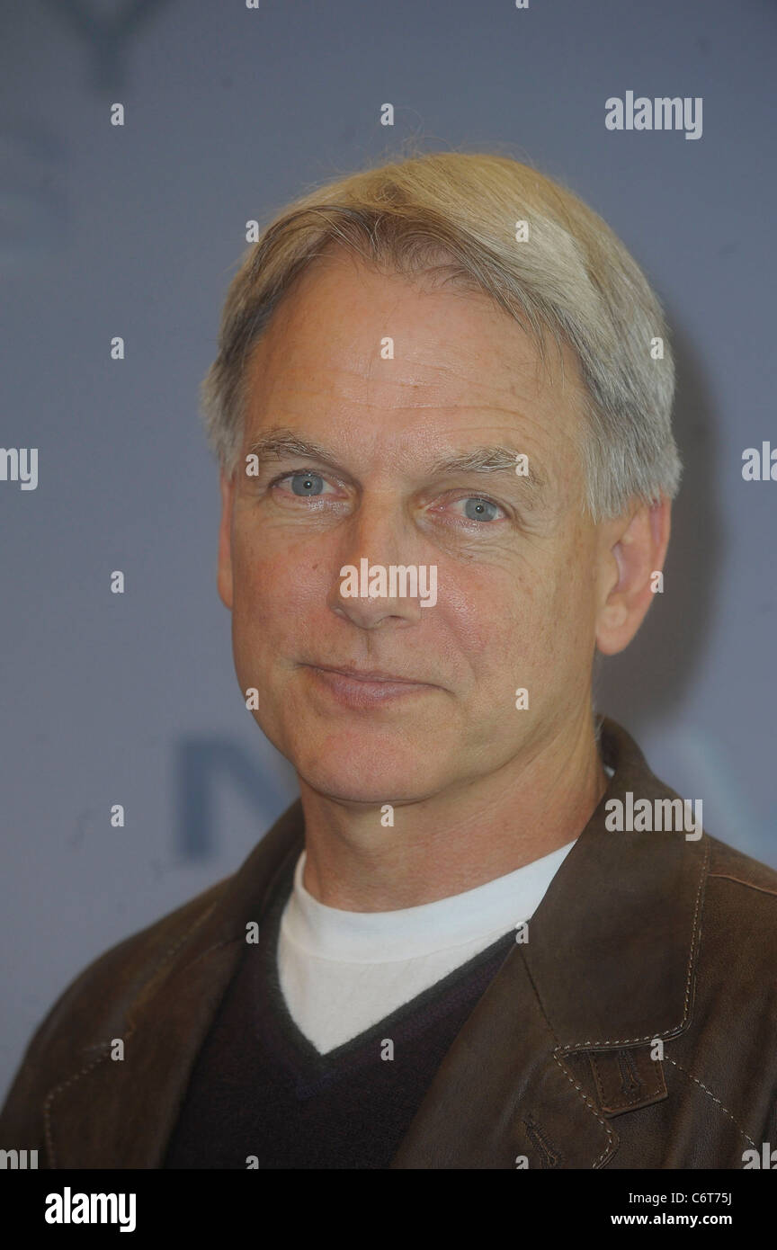 Mark Harmon at a photocall promoting the television show 'Navy NCIS ...