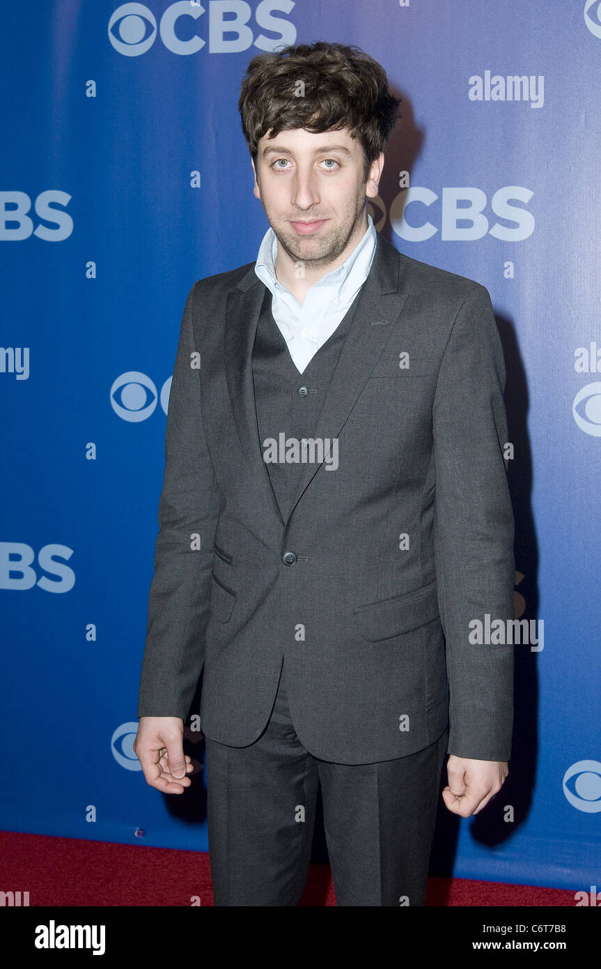 Simon Helberg CBS Upfronts for 2010 2011 Season held at Lincoln Center ...