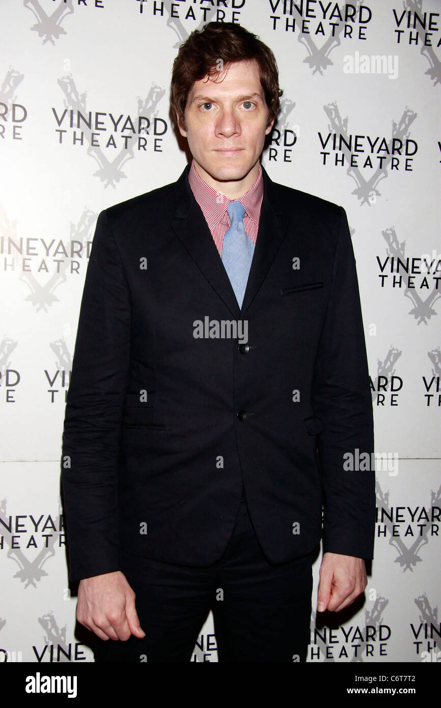 Adam Rapp departing the opening of the Off-Broadway play 'The Metal ...