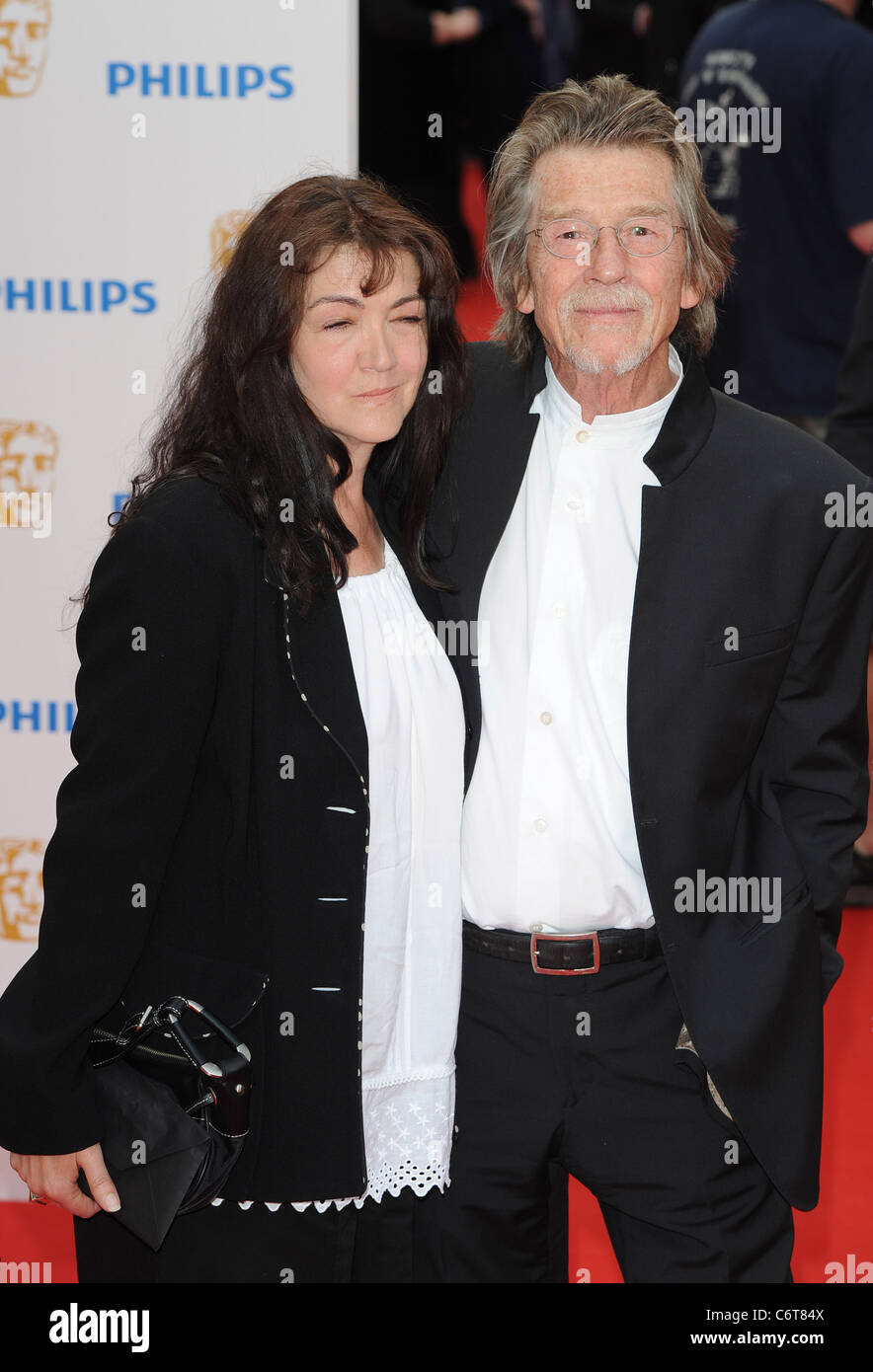 John Hurt and his wife Ann Rees Meyers Philips British Academy ...