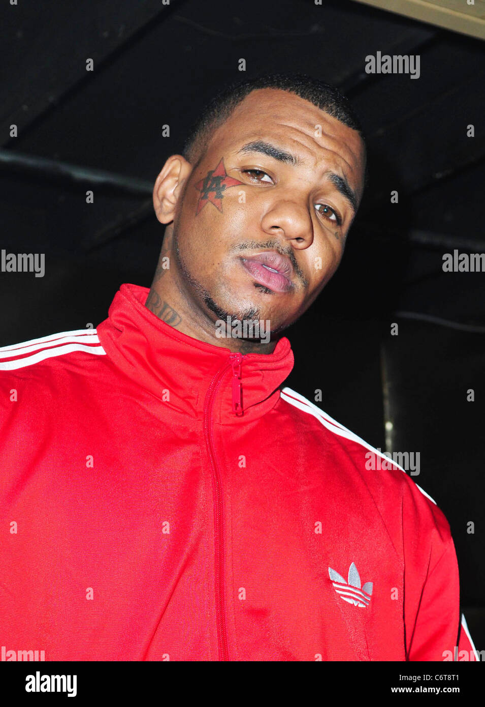 Rapper The Game, real name Jayceon Terrell Taylor, celebrates the ...