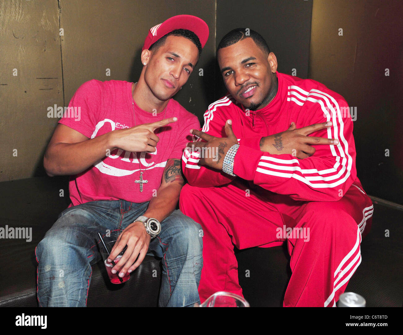 Rapper Stark$, real name Yannique Barker, and The Game, real name ...