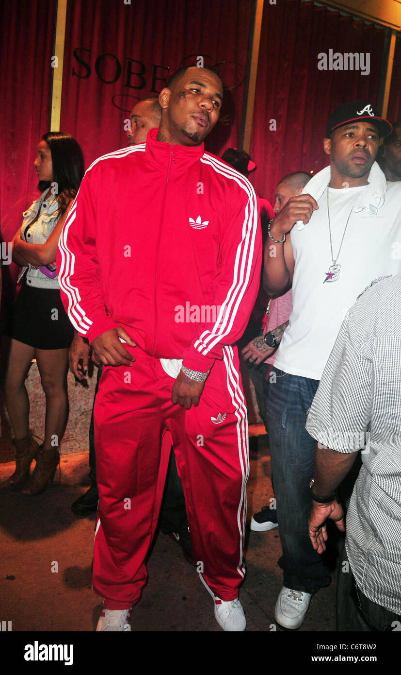 Rapper The Game, real name Jayceon Terrell Taylor, celebrates the ...