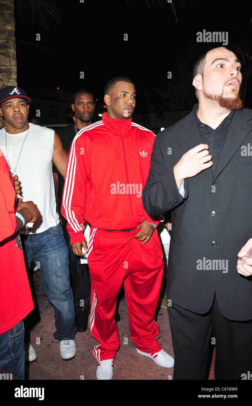 Rapper The Game, real name Jayceon Terrell Taylor, celebrates the ...