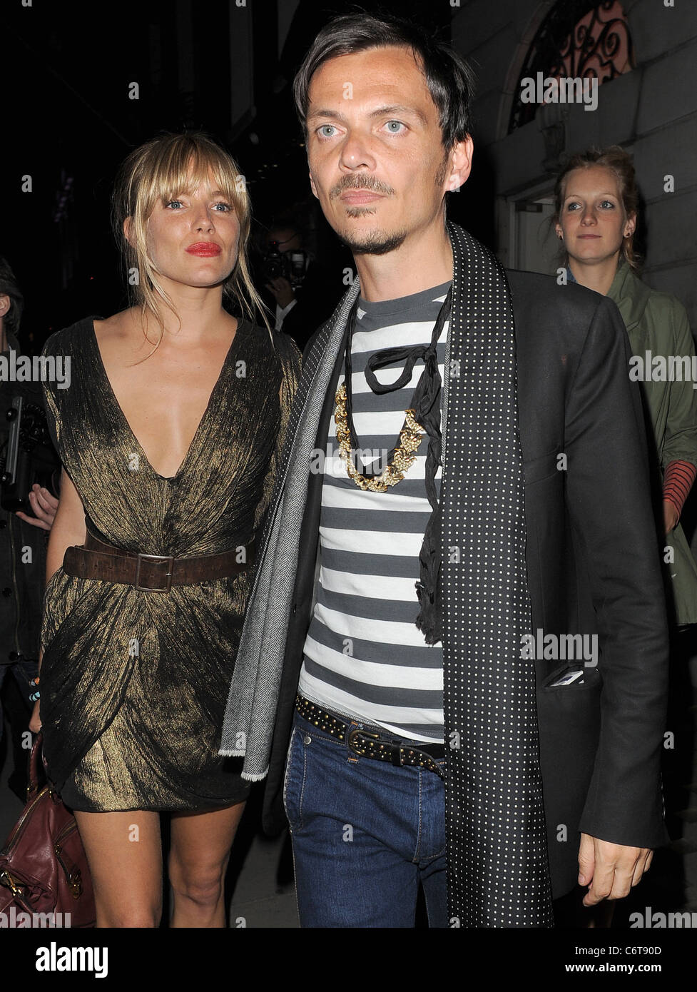 Sienna miller designer matthew williamson belvedere vodka party ...