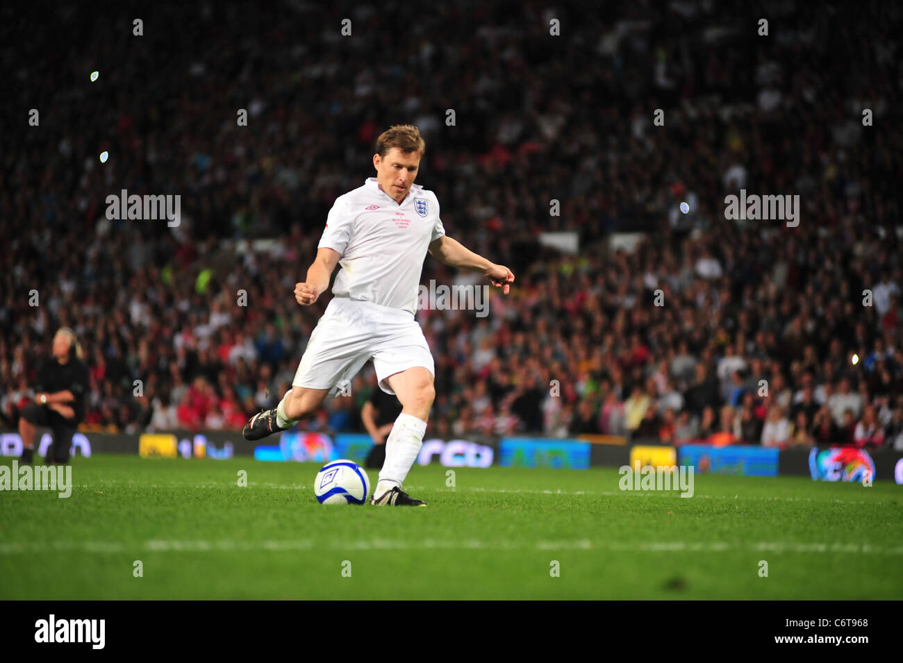 Action 2010 Unicef Soccer Aid charity football match at Old Trafford ...
