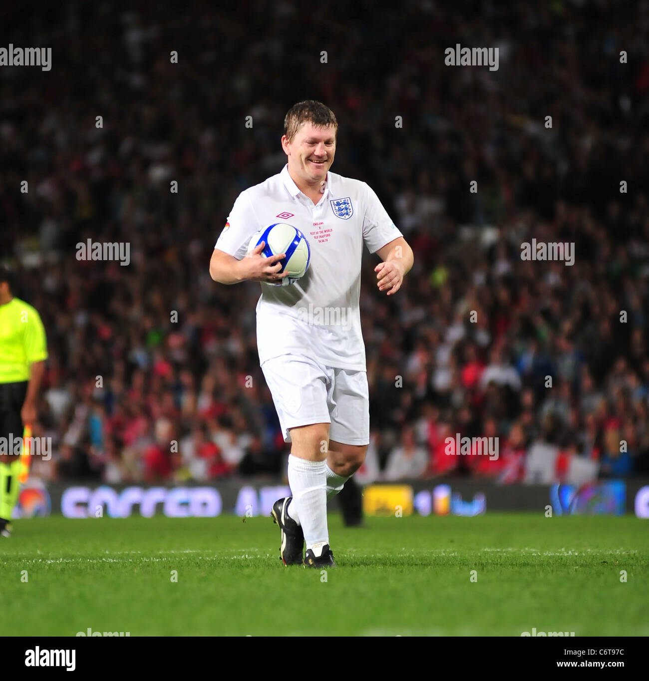 Ricky Hatton 2010 Unicef Soccer Aid charity football match at Old ...