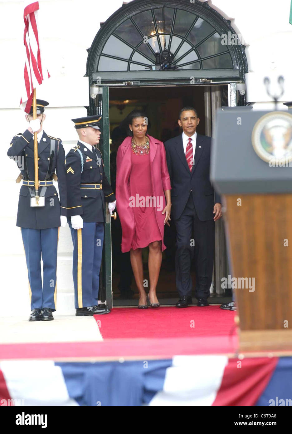 First Lady Michelle Obama and President of the United States of America ...