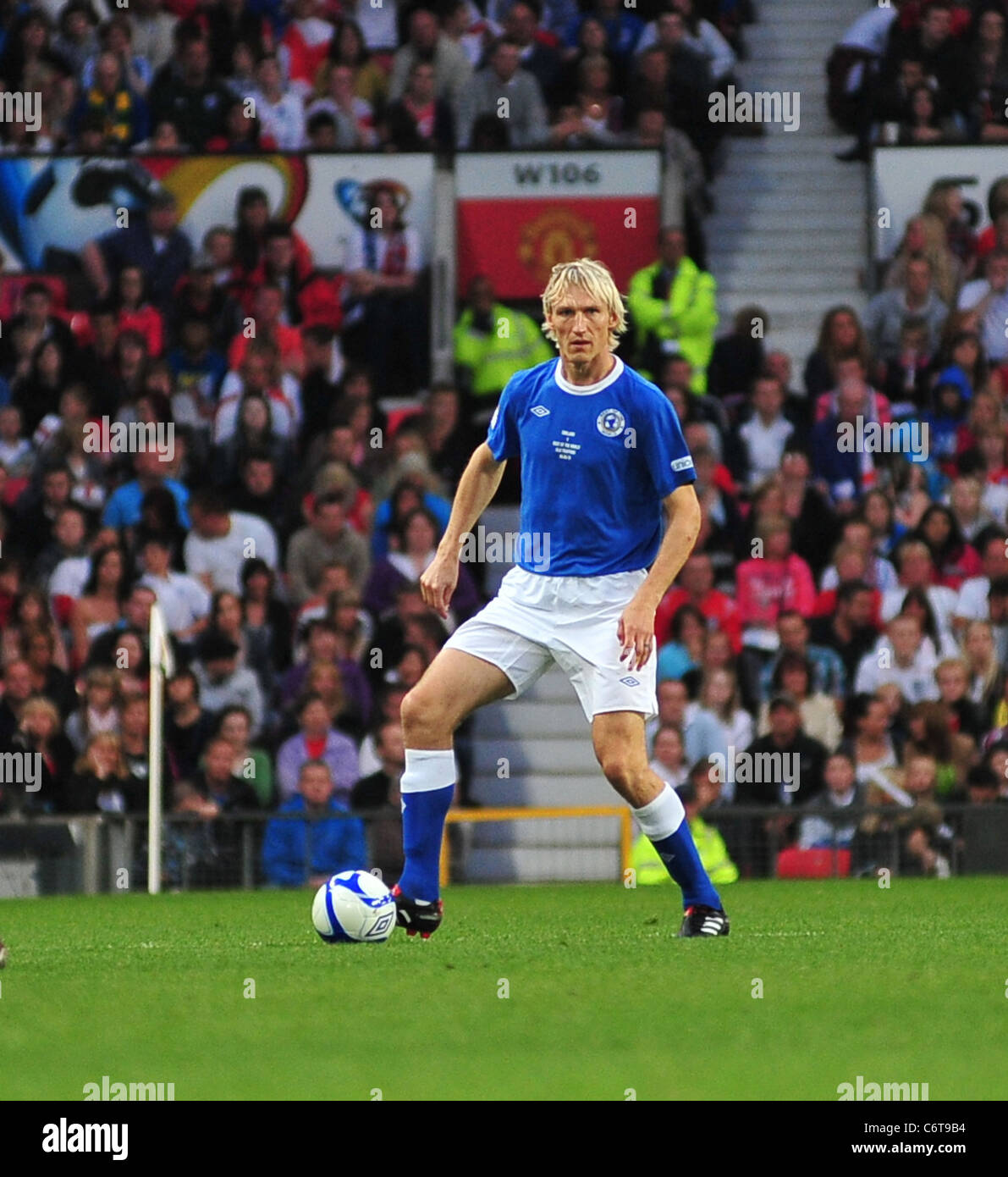 Action 2010 Unicef Soccer Aid charity football match at Old Trafford ...