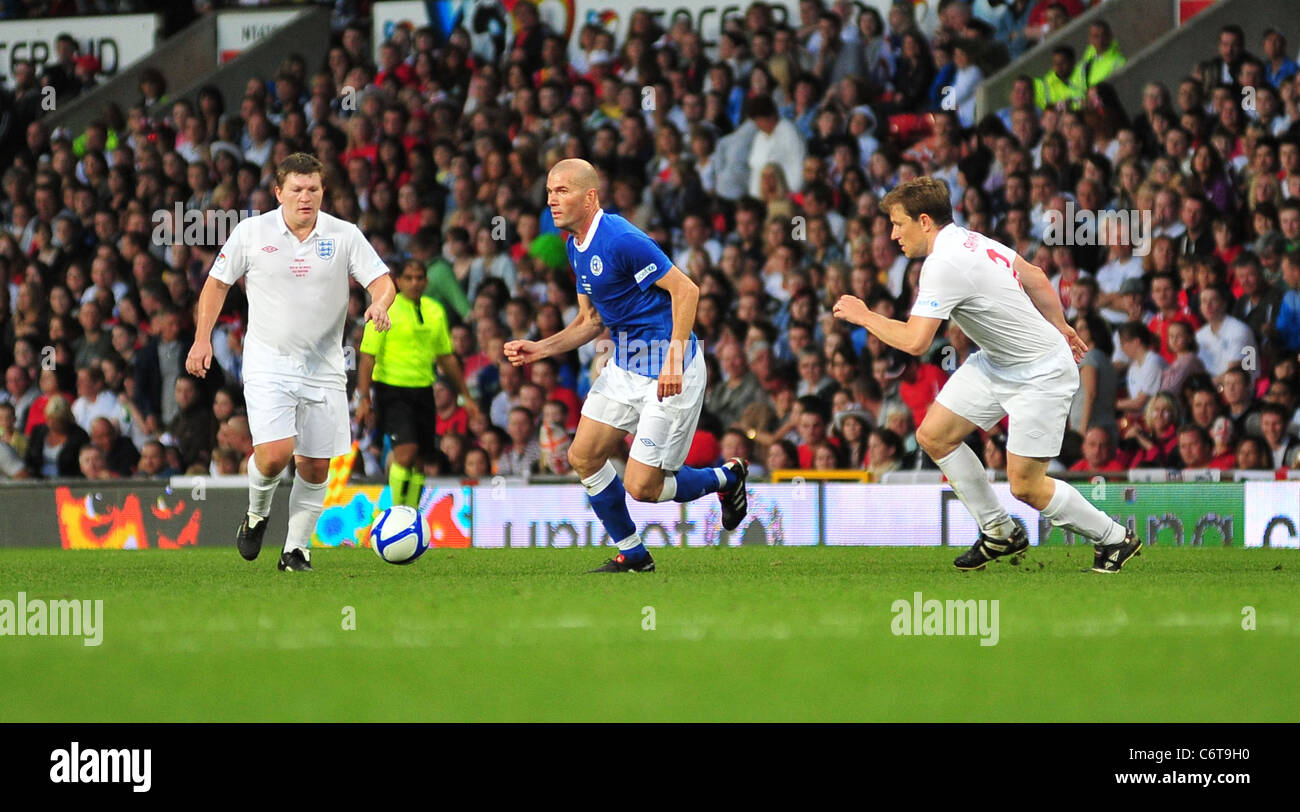 Action 2010 Unicef Soccer Aid charity football match at Old Trafford ...
