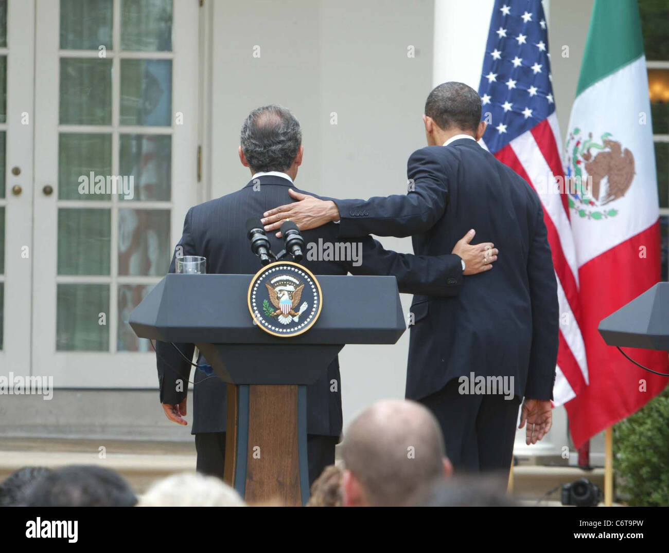 President of Mexico Felipe Calderon and President of the United States ...