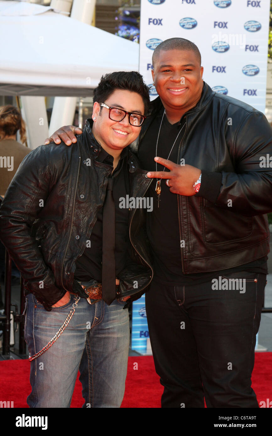 Andrew Garcia & Michael Lynche The American Idol Season 9 Finale at the ...