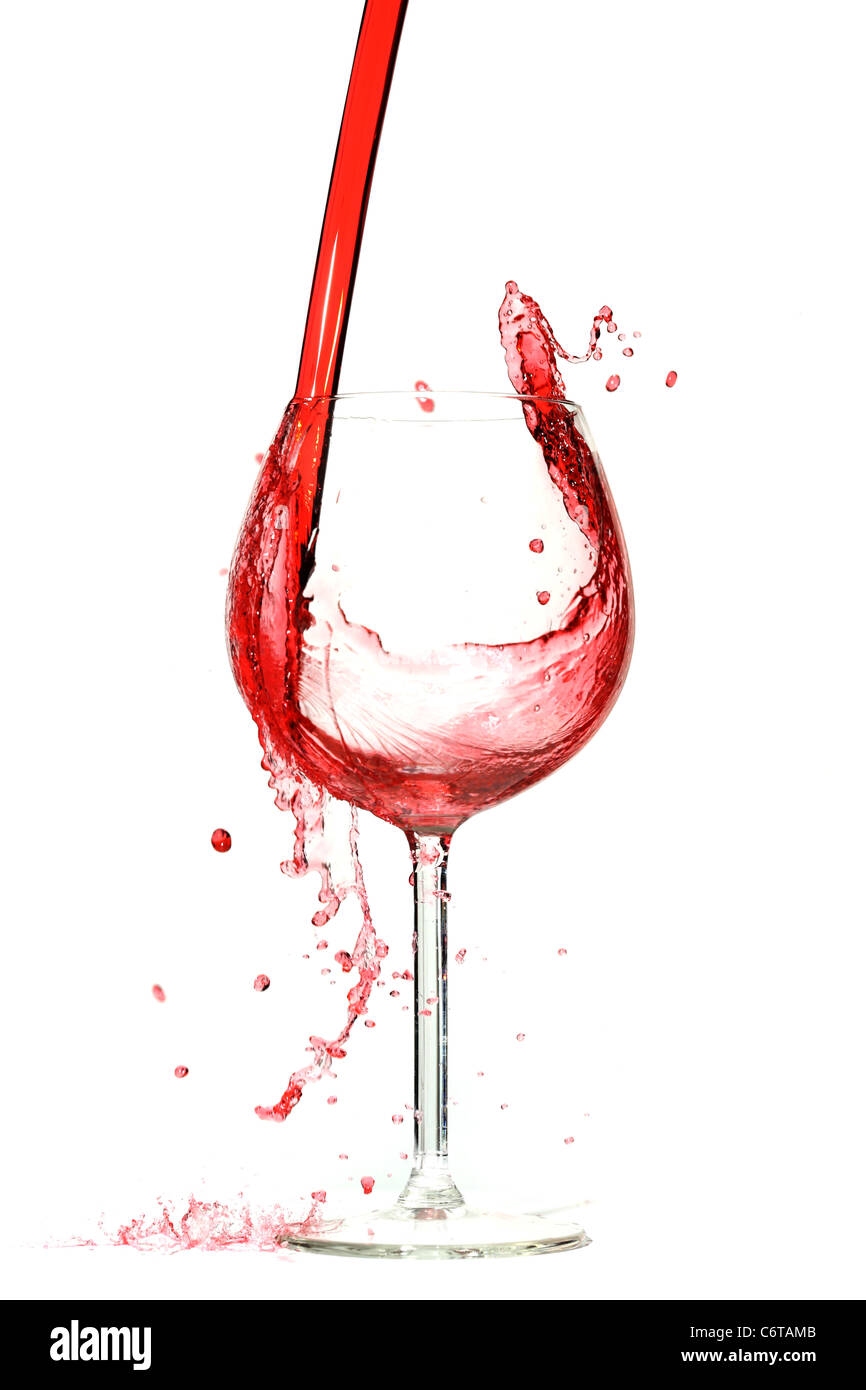 Red wine splash drop hi-res stock photography and images - Alamy