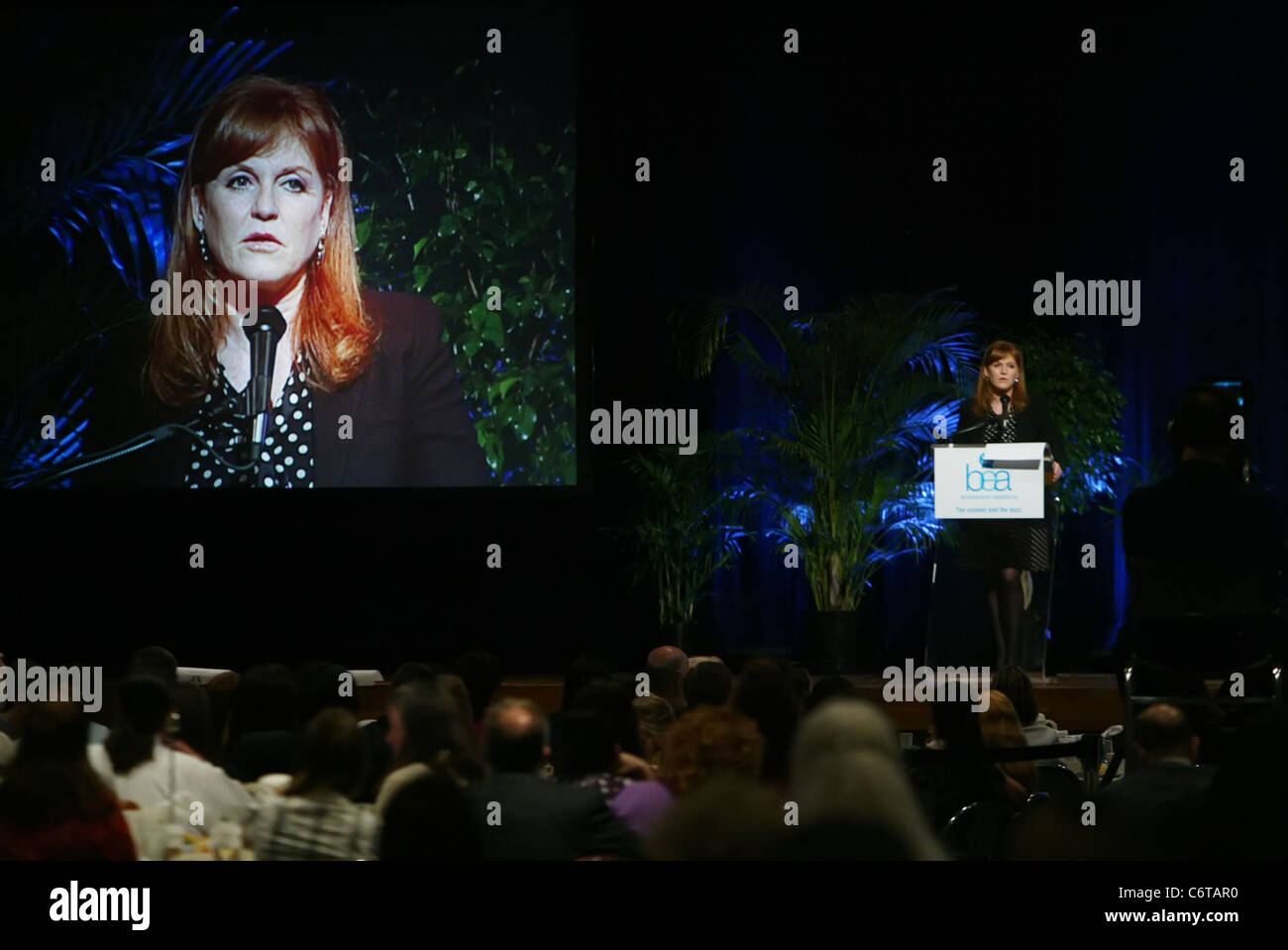The Duchess of York, Sarah Ferguson promoting her books at the Book ...