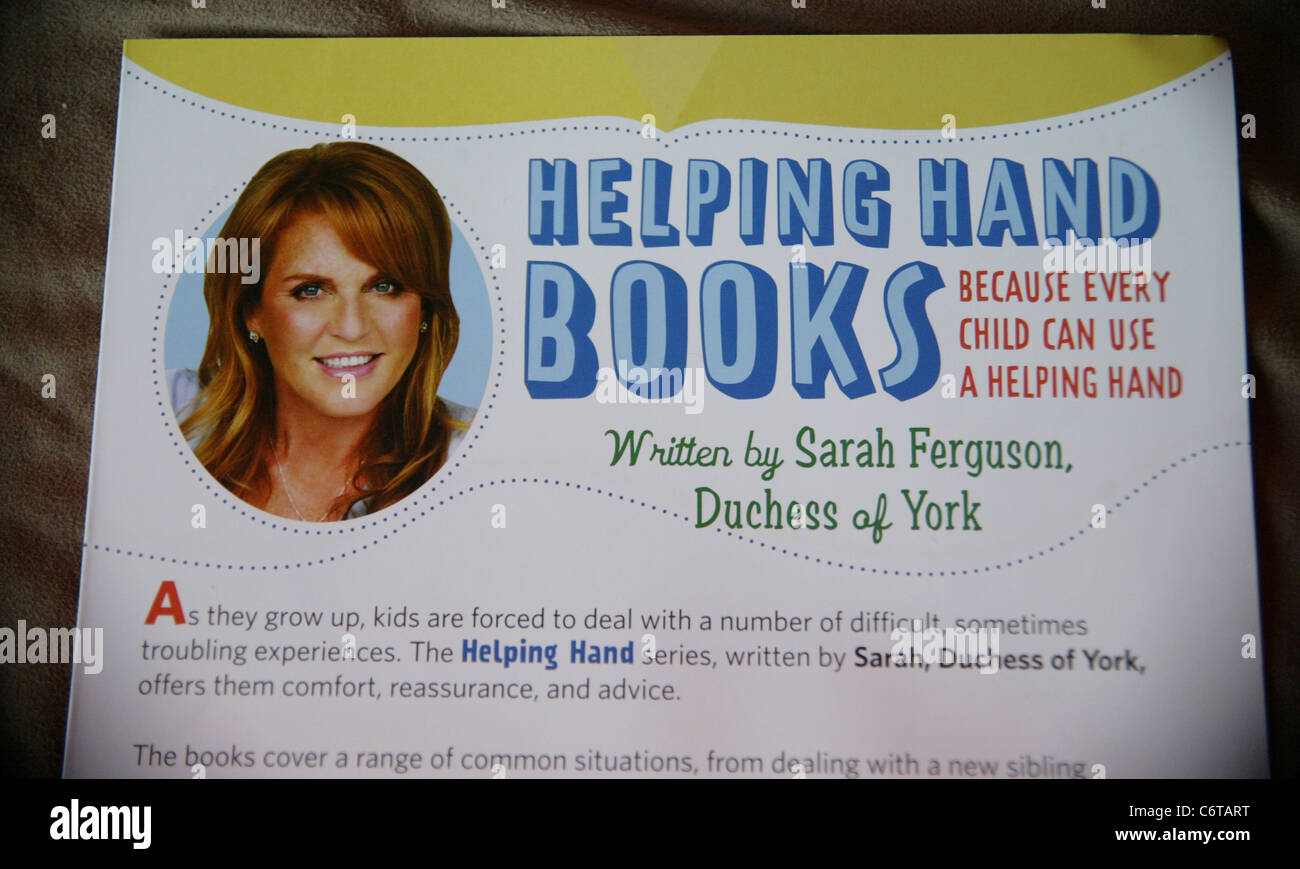 Helping Hands Book by The Duchess of York, Sarah Ferguson Book Expo America 2010 at the Jacob ...