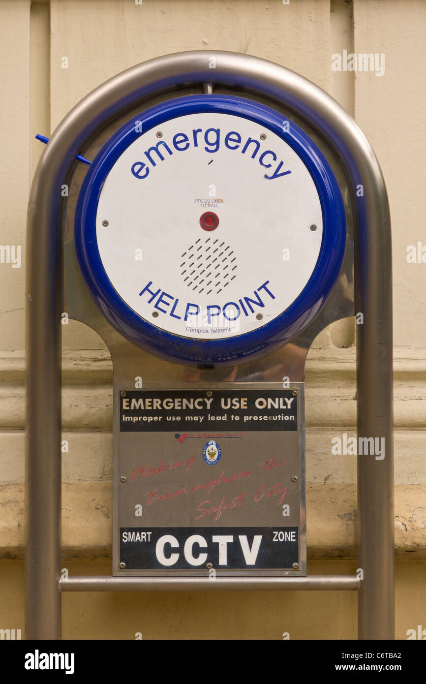 Emergency help point Stock Photo - Alamy