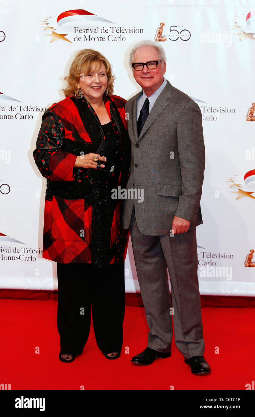 Brenda Vaccaro and Barry Levinson The 50th Monte Carlo TV Festival ...