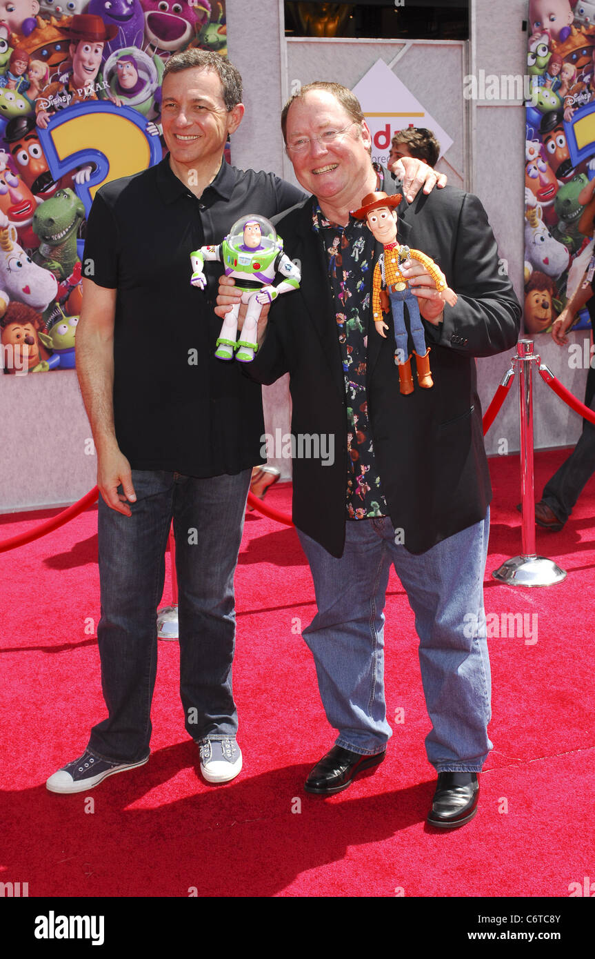 Robert A. Ige and John Lasseter Los Angeles Premiere of Walt Disney ...