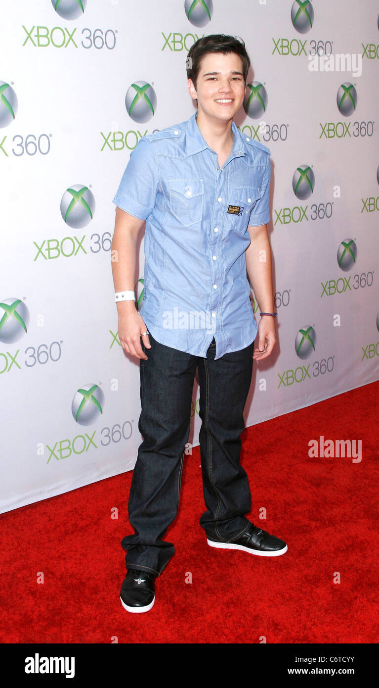 Nathan Kress World Premiere of "Project Natal" for XBox 360 held at the ...