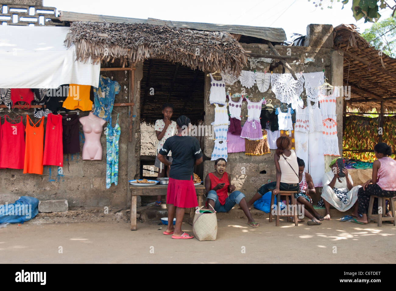Nosy Be island, Madagascar, People Malagasy women street scene in Hell ...