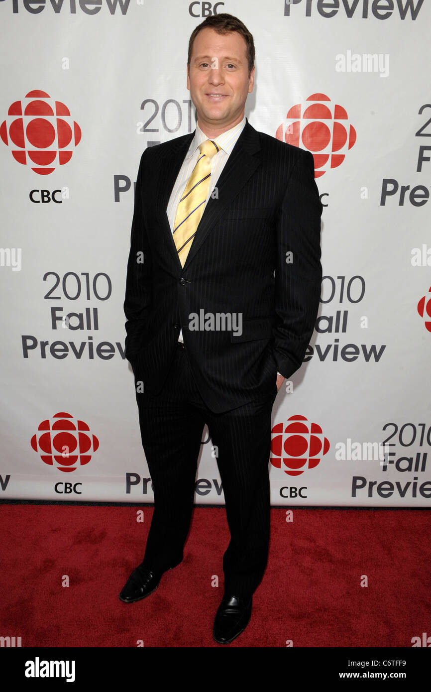 Aaron Saltzman, CBC TV Fall 2010 Preview media event - Red Carpet ...