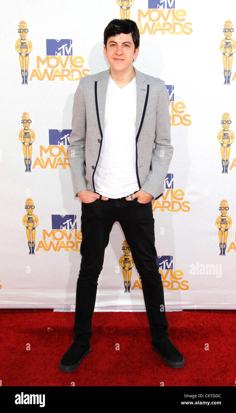 Christopher Mintz-Plasse 2010 MTV Movie Awards - Arrivals held at the ...