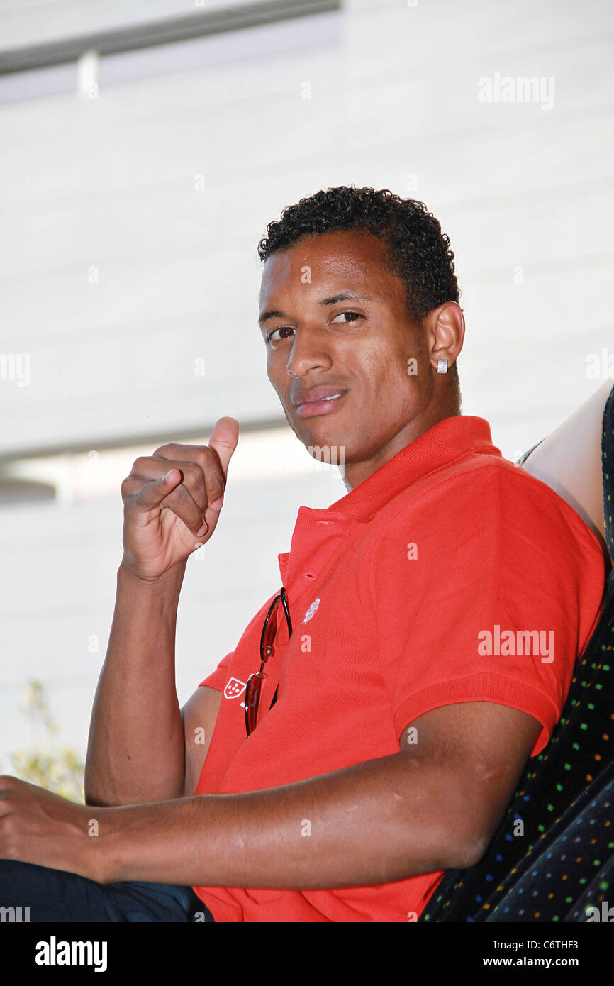 Nani Portuguese football players attend their final training session ...